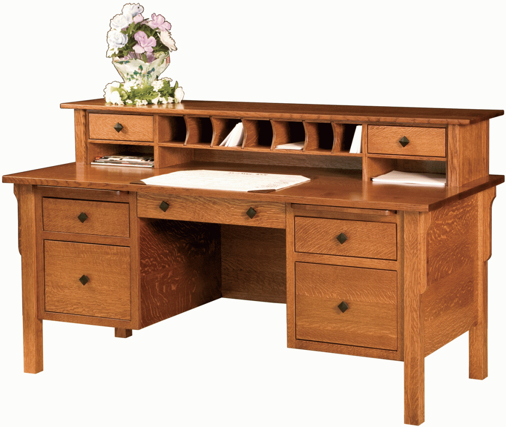 Up to 33% Off Amish Centennial Paymaster Desk - Amish Outlet Store