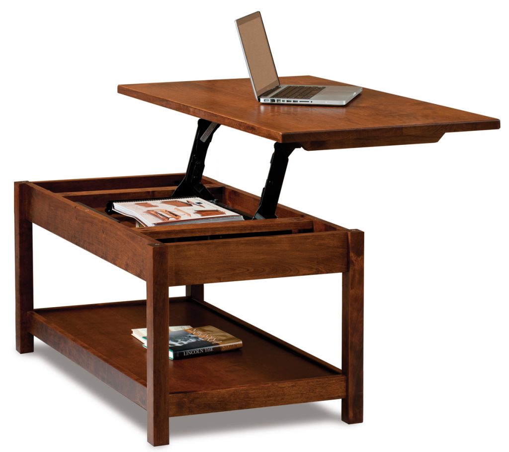 33% Off Centennial Open Lift-Top Coffee Table | Solid Wood Furniture