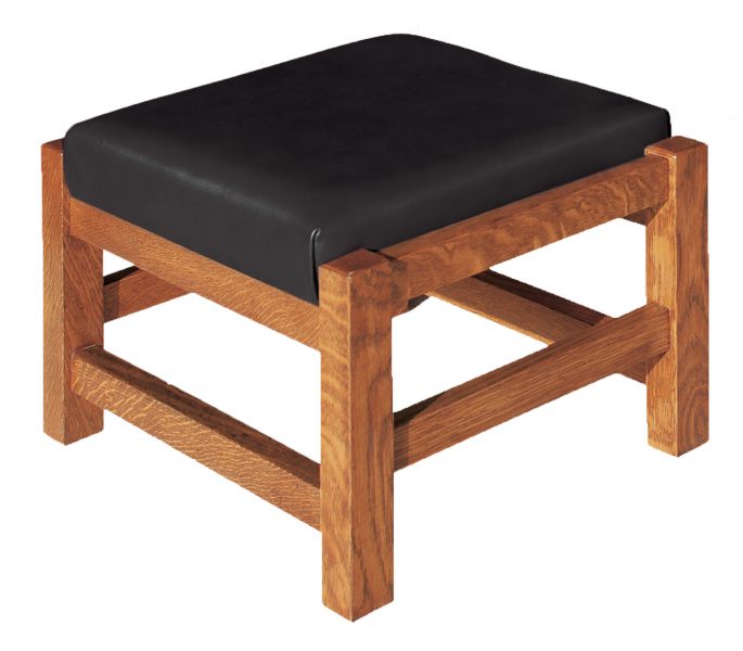 Up to 33% Off Durango Morris Footstool | Solid Wood Amish Furniture