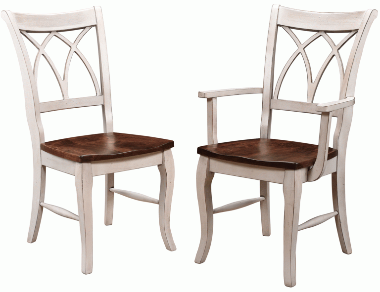 Double X Back Chair | Solid Wood Amish Furniture
