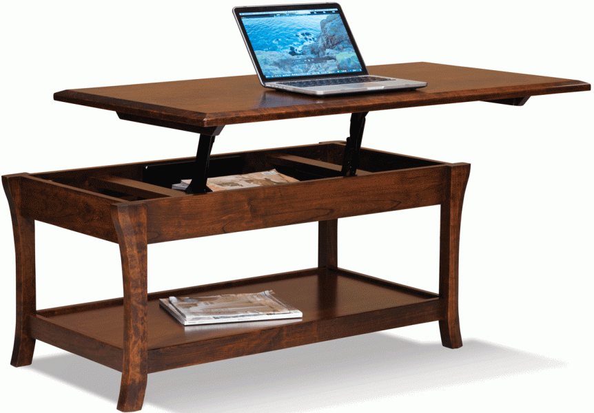 Up to 33% Off Amish Ensenada Open Lift-Top Coffee Table - Amish Outlet ...