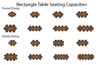 Amish Table Size Guide | What Size Dining Table Do You Need?